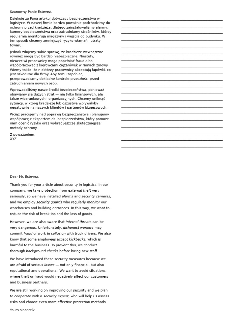 Security Translation Practice | PDF