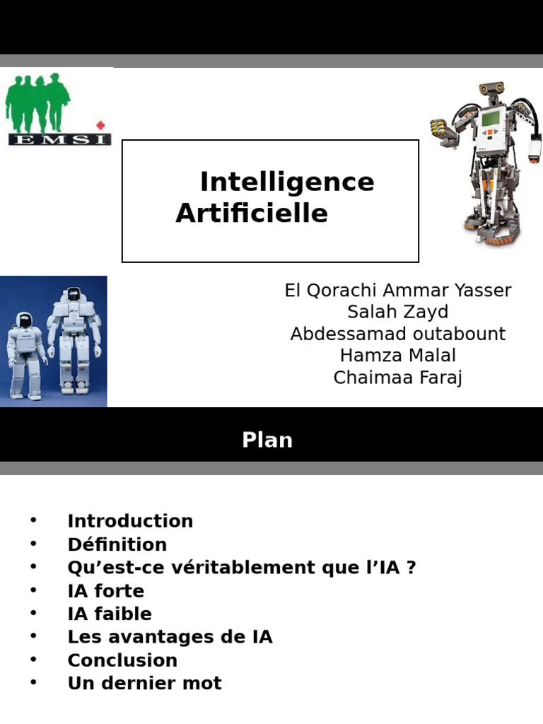 Comprendre l'Intelligence Artificielle | PDF | Intelligence ...