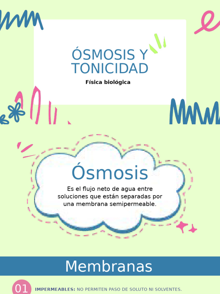 Osmosis | PDF | Biología Celular | Química
