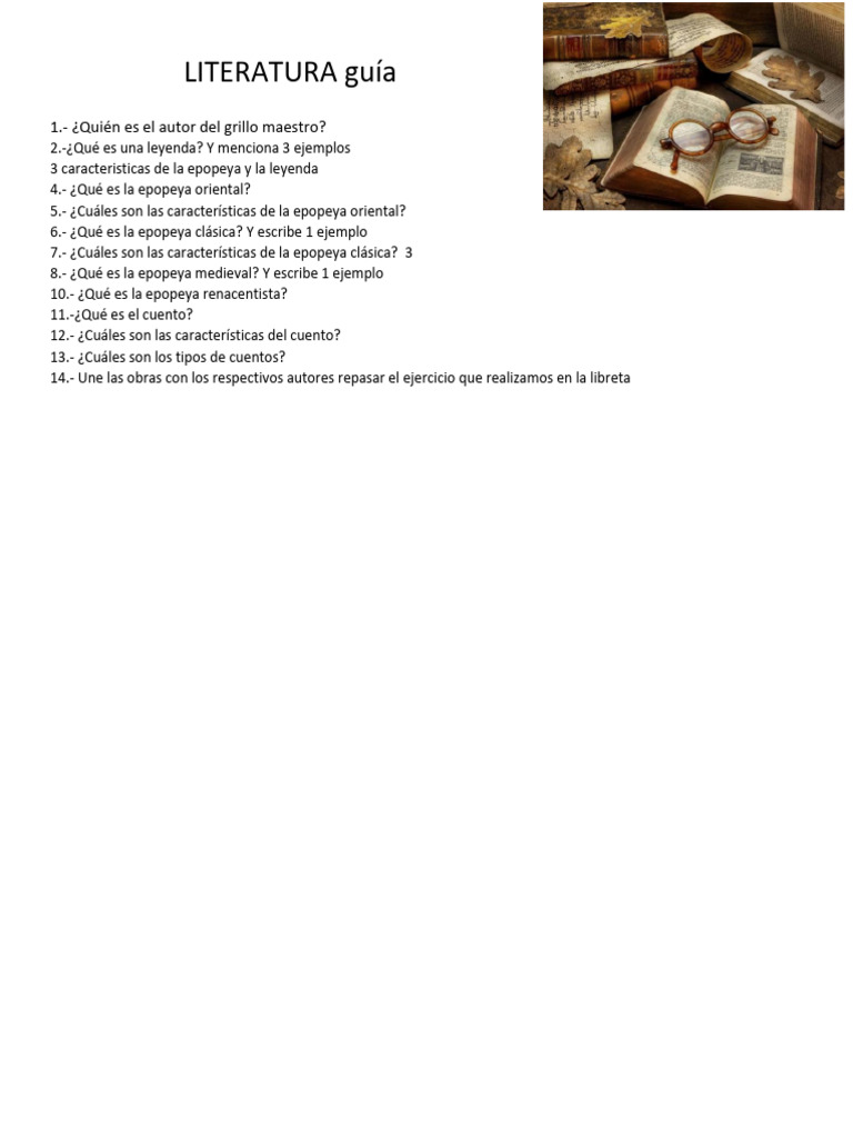 Literatura Guia | PDF