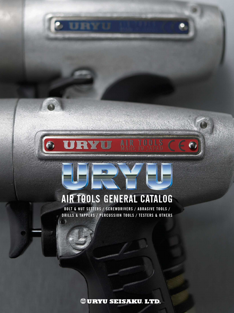 Uryu Pneumatic Tools Catalog 2023 | PDF | Screw | Nut (Hardware)