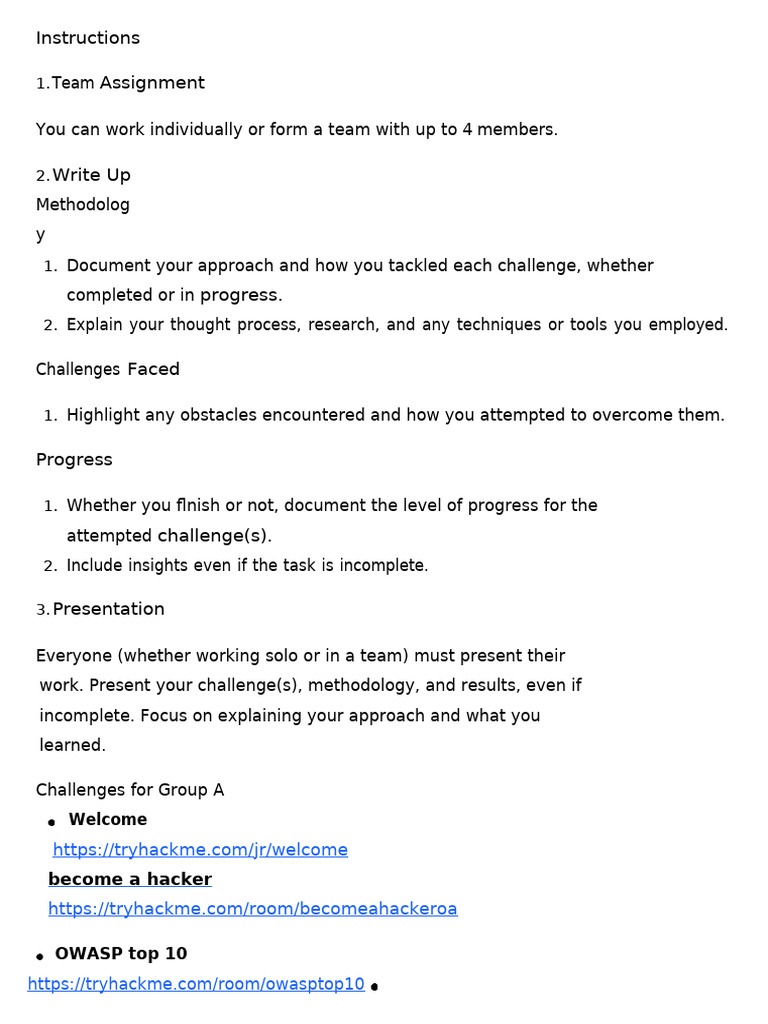 Challengs | PDF