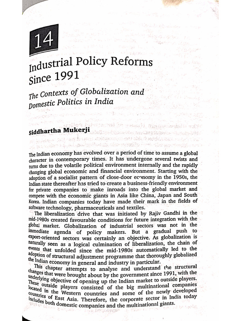 Economic Reforms | PDF
