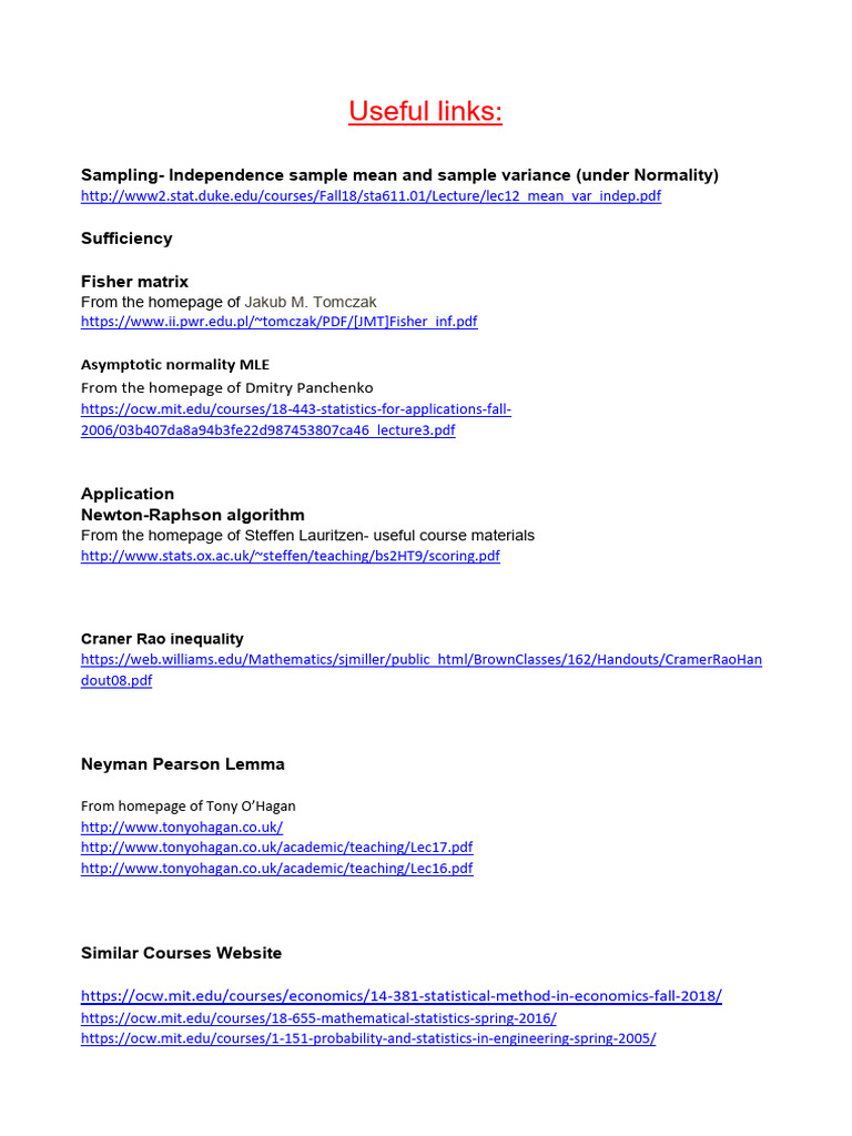 Useful Link 2025 | PDF