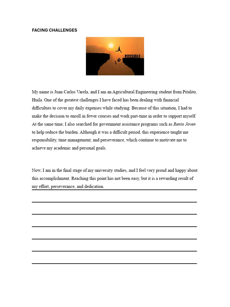 Facing Challenges | PDF