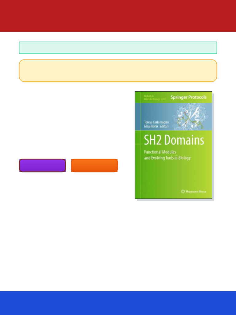 SH2 Domains Functional Modules and Evolving Tools in Biology Methods in ...