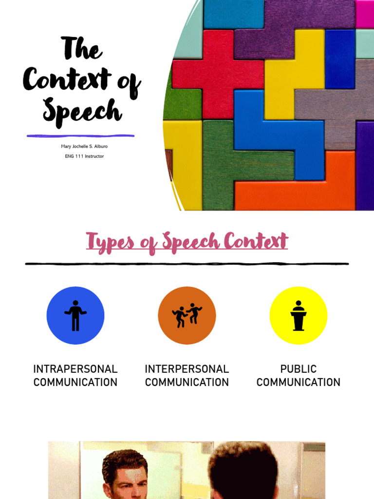 Types of Speech Context Explained | PDF