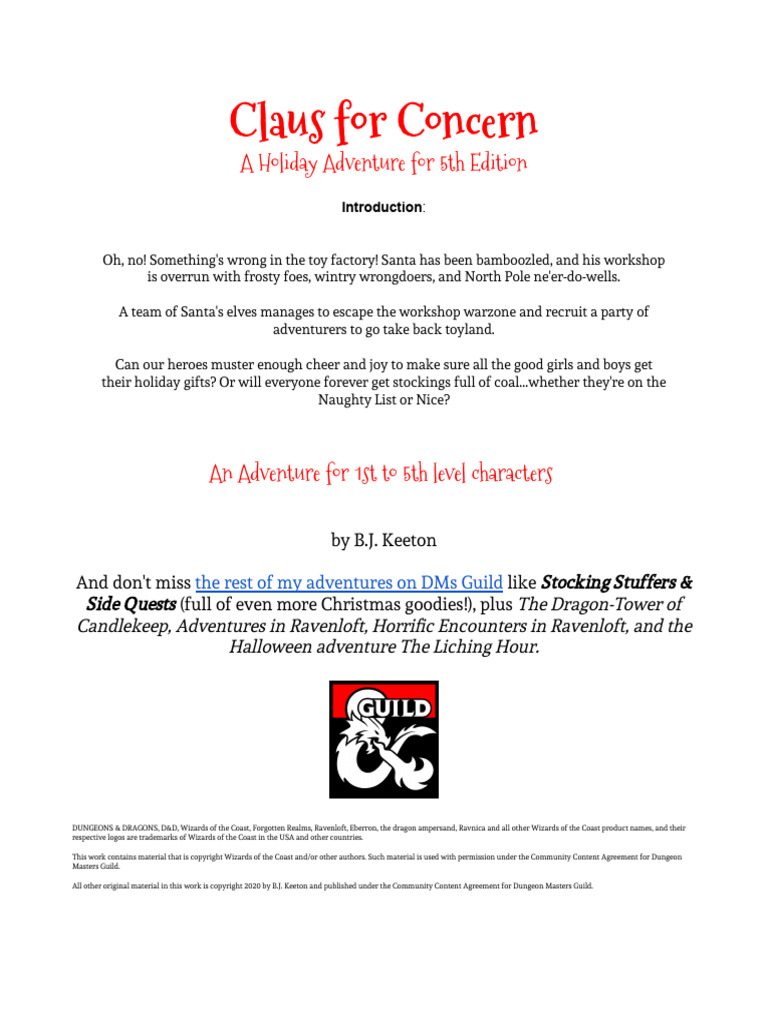 433429-Claus_for_Concern_v1_6_áaaaaaaaaa | PDF | Santa Claus