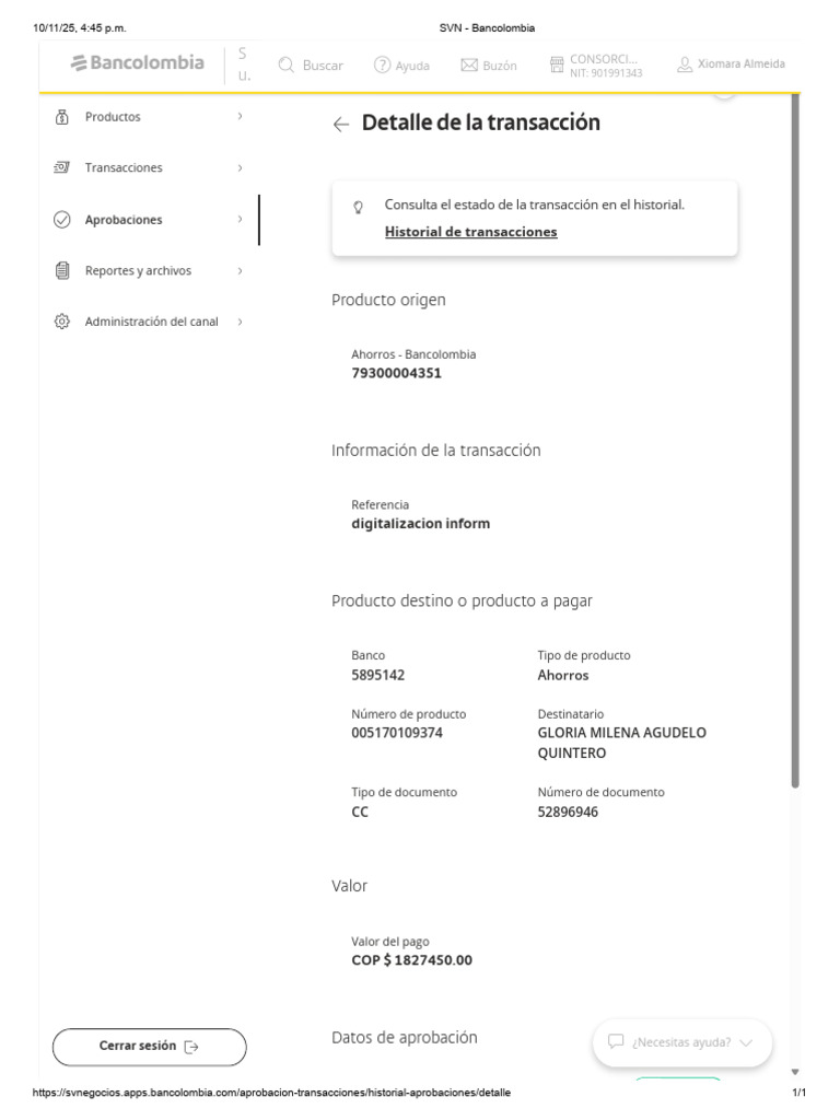 SVN - Bancolombia | PDF