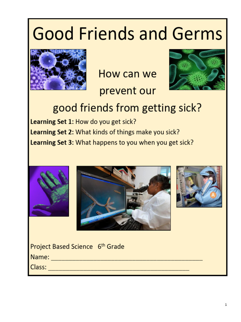 SW Good Friends and Germs To Print PDF | PDF | Diarrhea | Infection