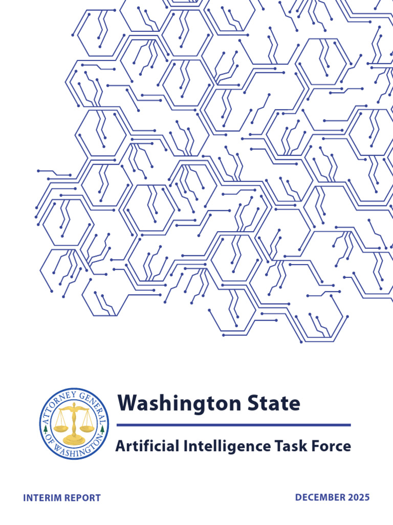 Washington AI Task Force Interim Report | PDF | Artificial Intelligence ...
