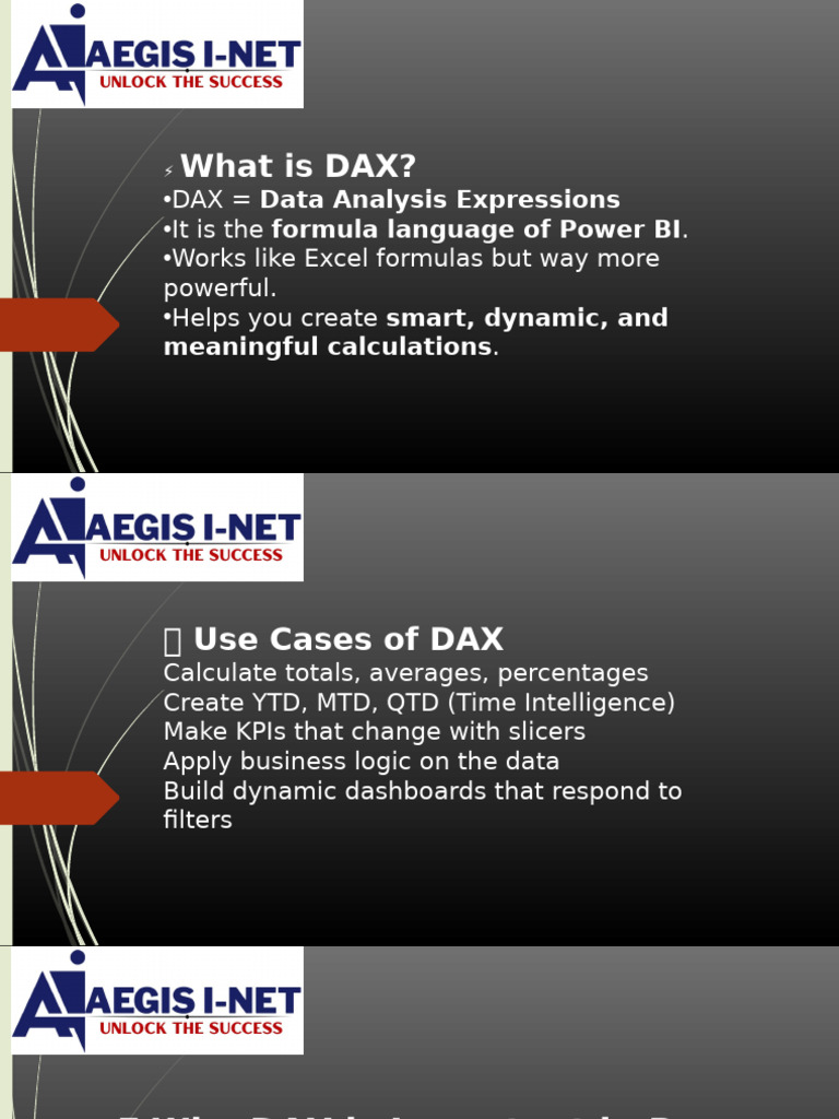 Understanding DAX in Power BI | PDF