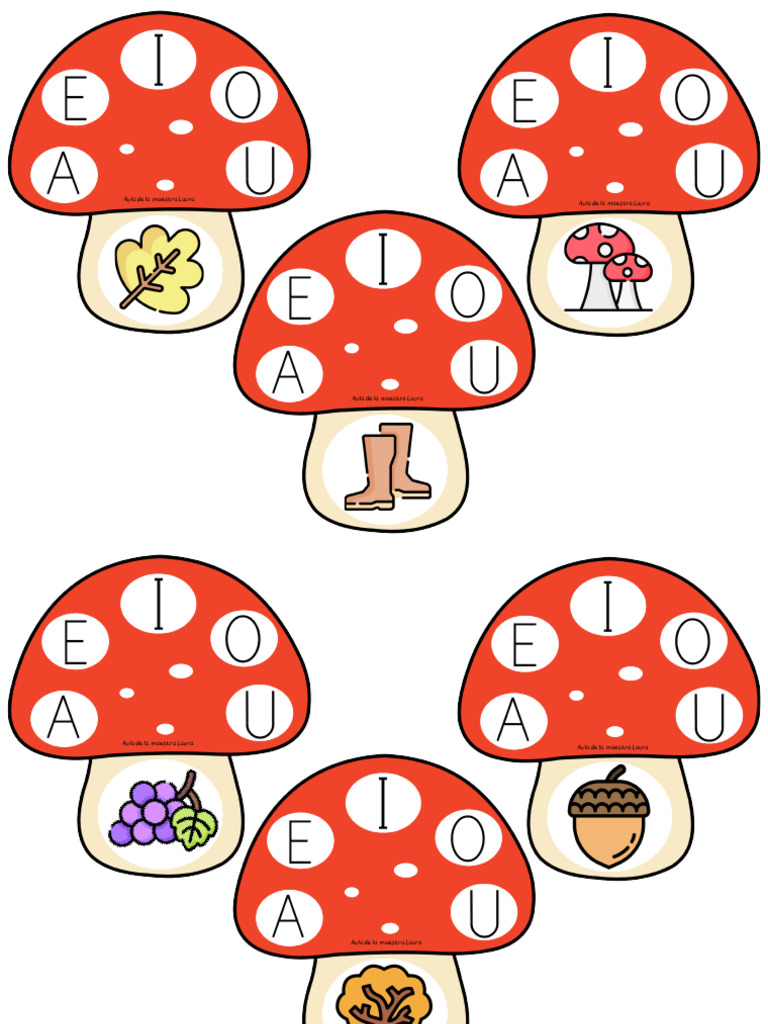 Busca las vocales-otoño | PDF