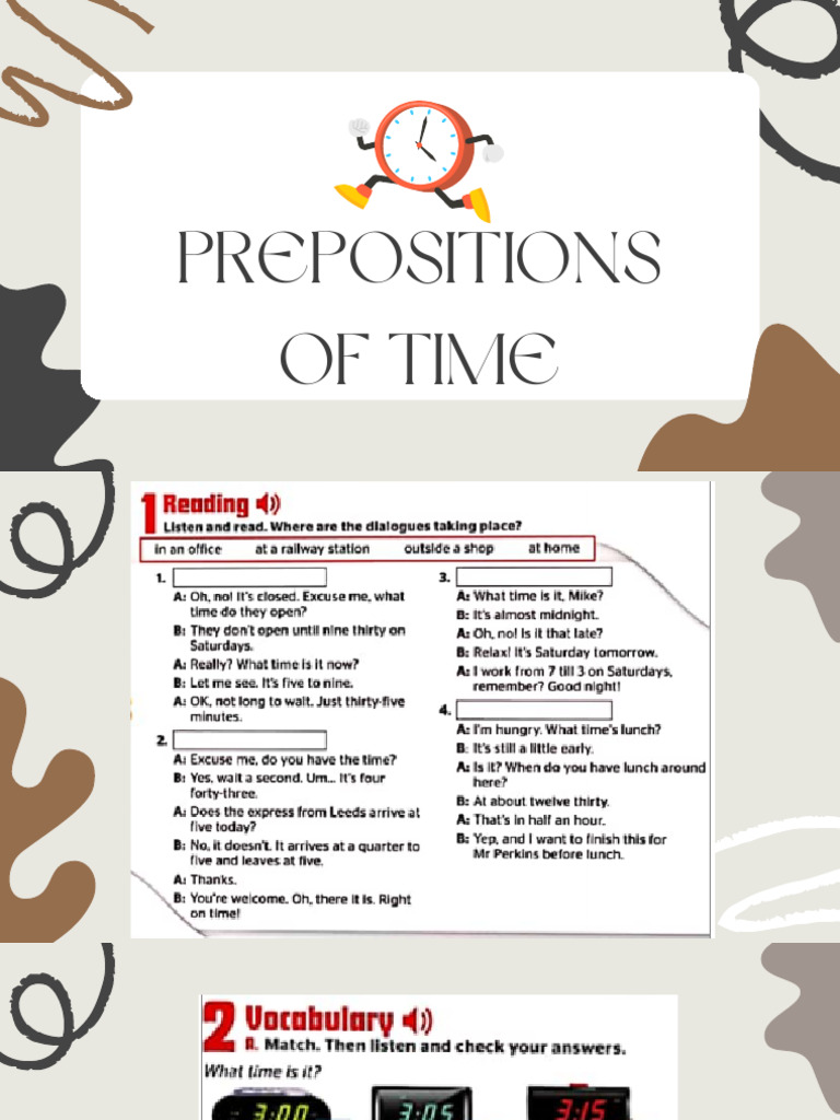Prep of Time | PDF
