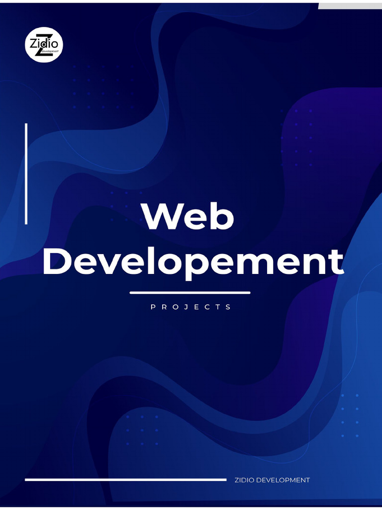 Zidio Development Web Development Projects | PDF
