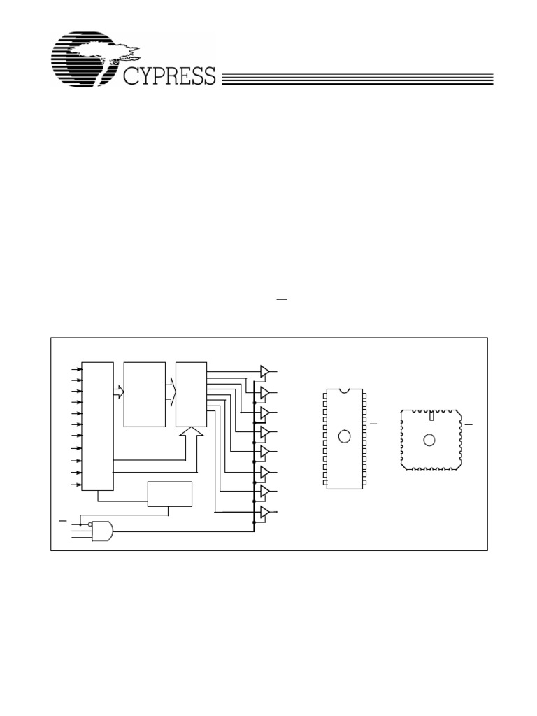 CY7C291A | PDF | Electricity | Electrical Engineering