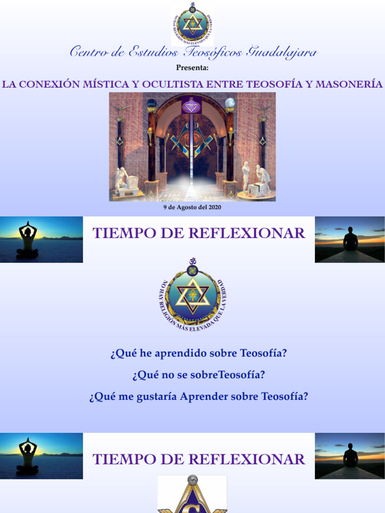 La Conexión Mistica y Ocultista Entre La Teosofía y La Masonería | PDF ...