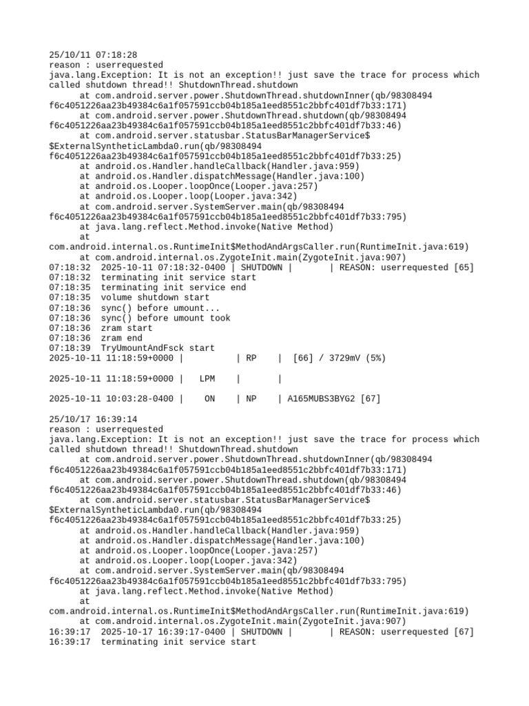 Power Off Reset Reason Backup | PDF | Mobile Linux | Computing