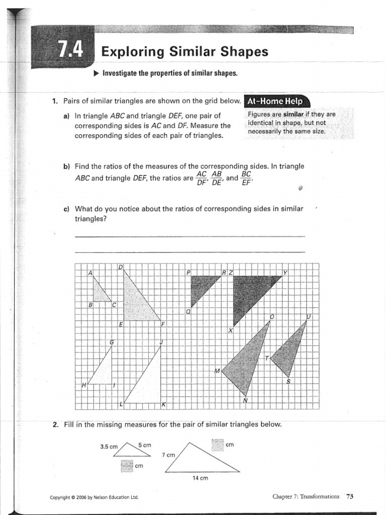 Properties of Similar Triangles | PDF