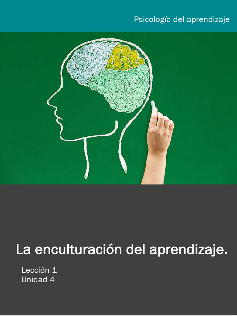 U4 1 Psicología Aprendizaje | PDF | Aprendizaje | Enseñando
