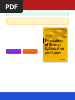 Foundations of Network Optimization and Games ISBN 9781489975935 ...