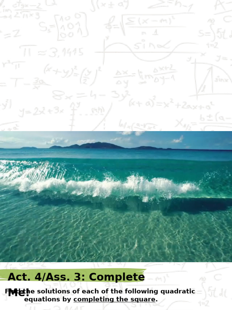 Solving QE - Using Quadratic Formula | PDF