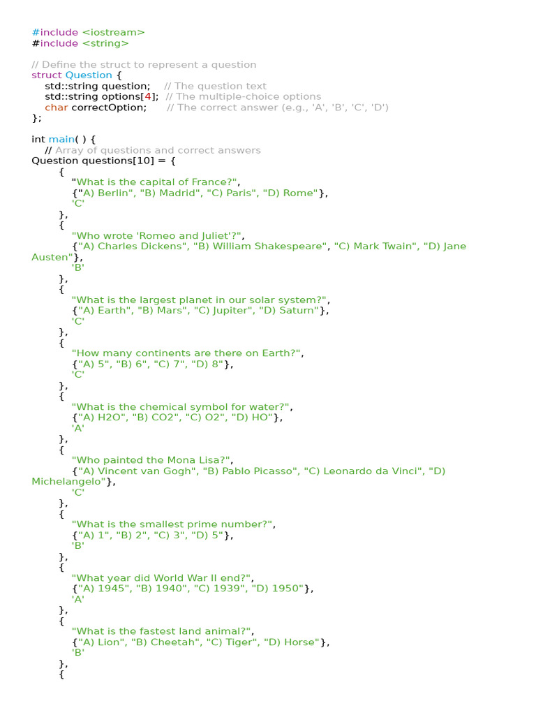 C++ Questioner | PDF | Astronomy | Planetary Science