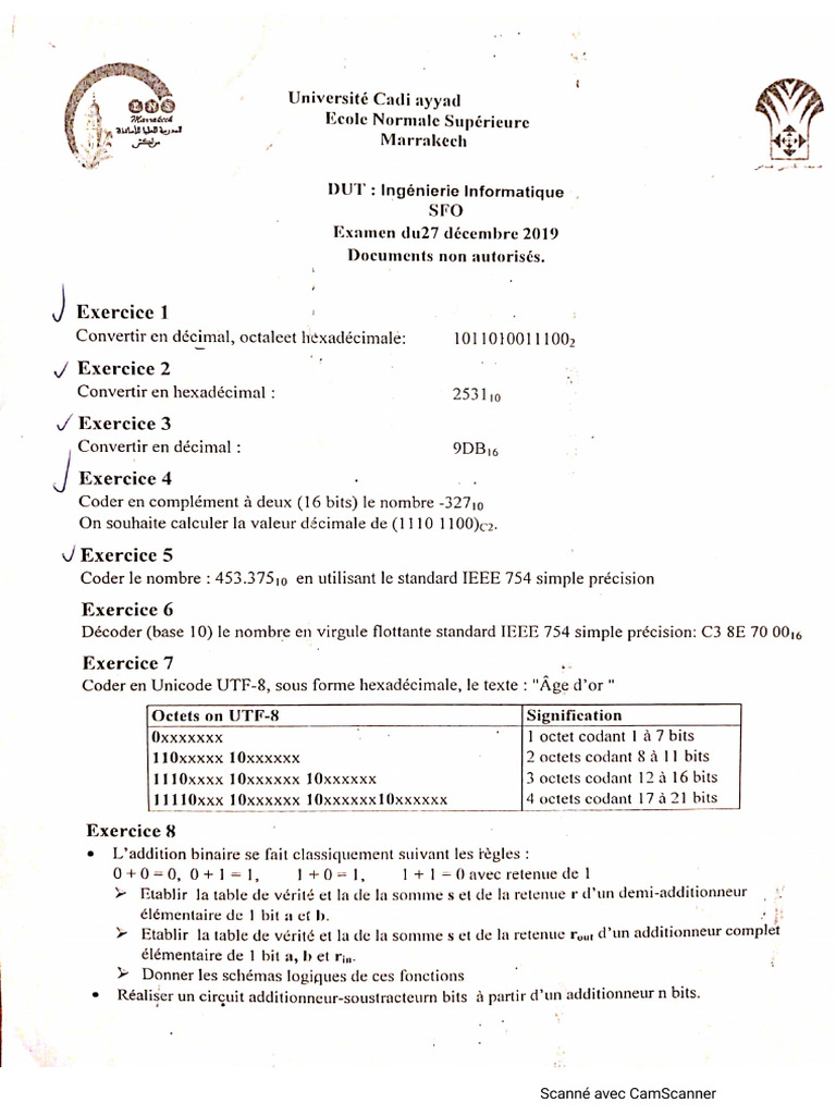 Exam Normal SFO | PDF