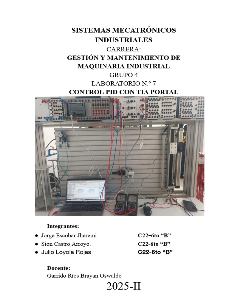 LAB 7 PID PLC..................... | PDF