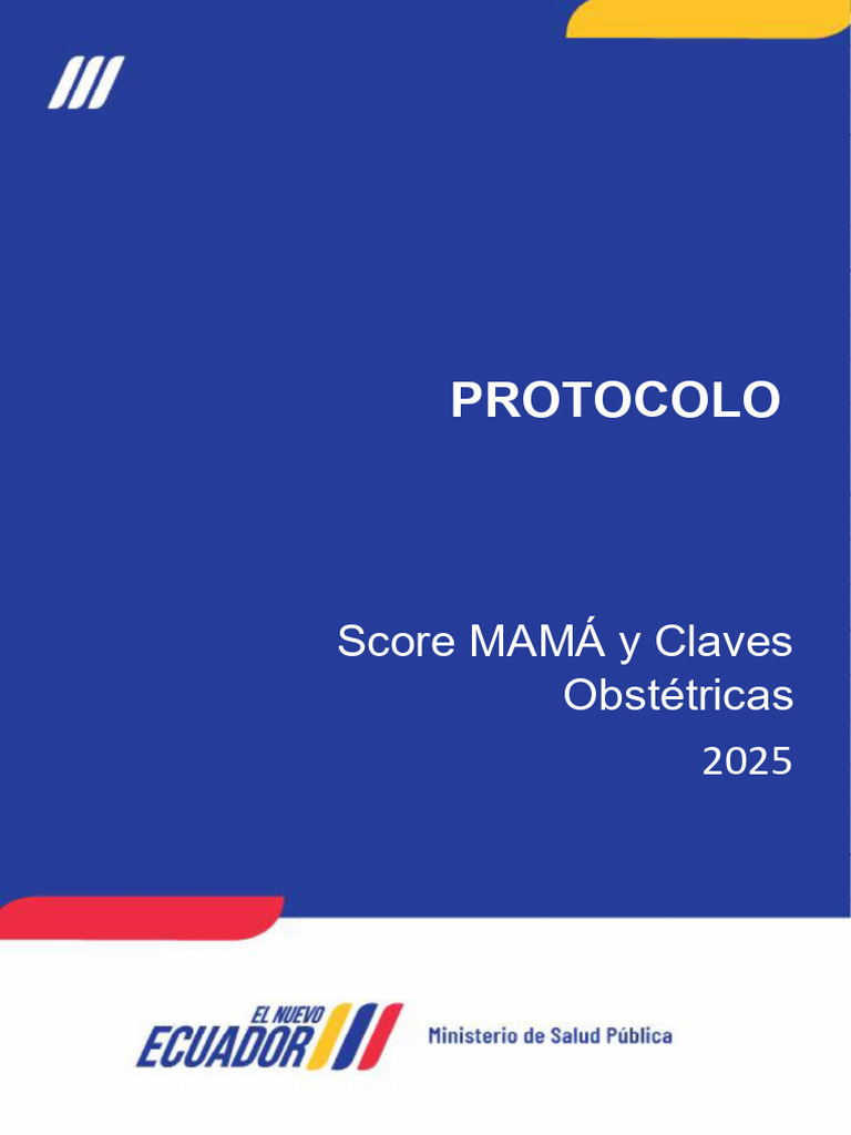 Score Mama 2025 | PDF | Muerte materna | Parto