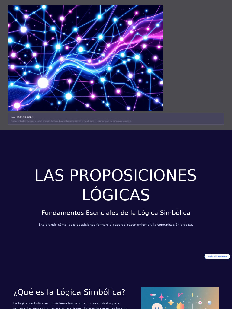 Las Proposiciones Logicas | PDF | Proposición | Lógica
