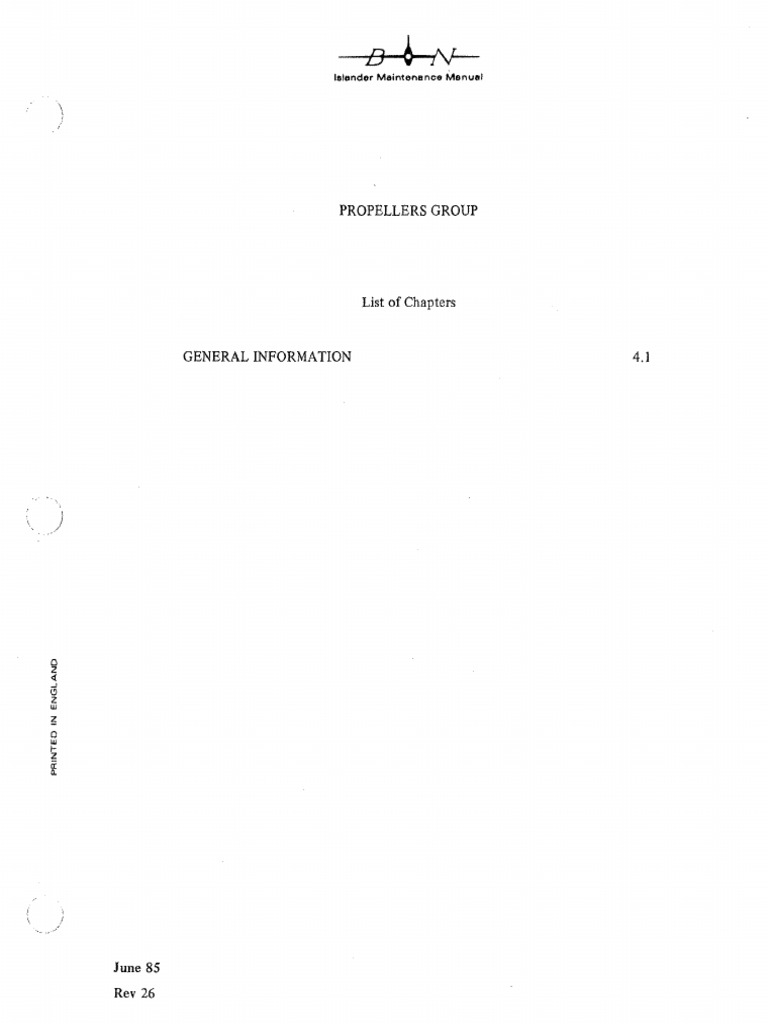 Chapter 4 Propeller Group | PDF