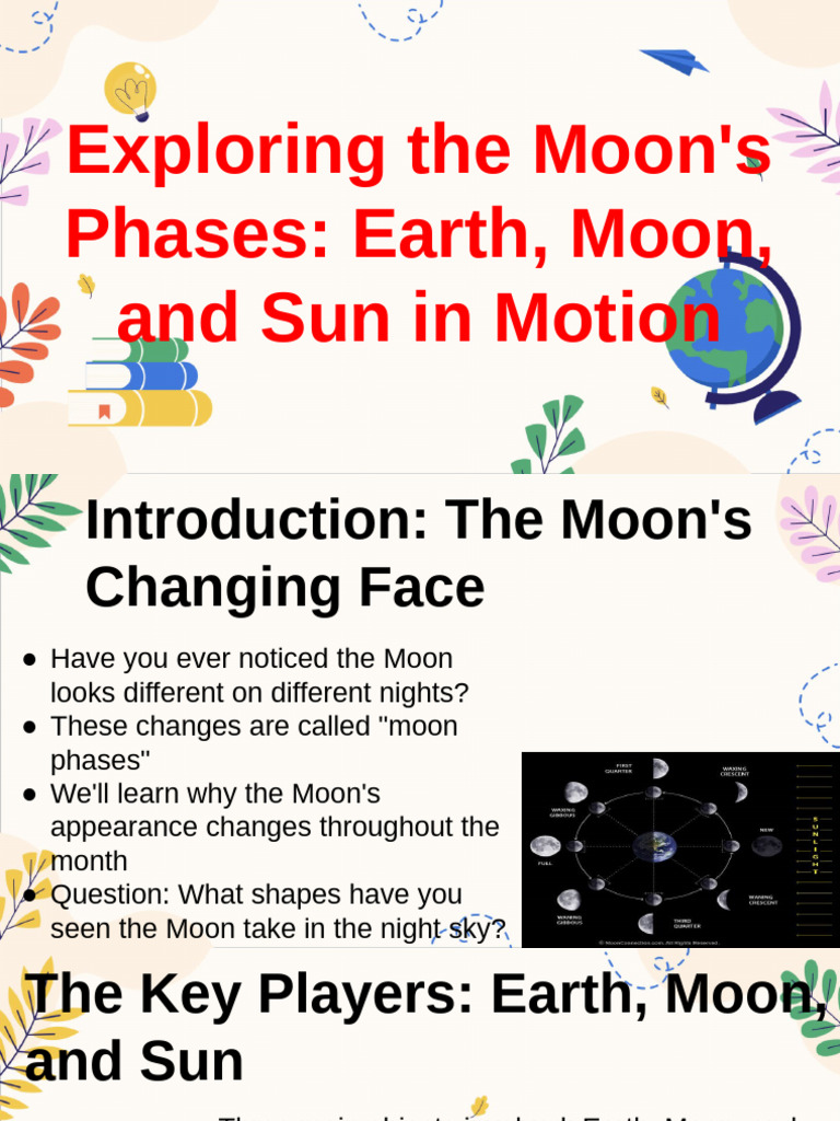 Understanding Moon Phases Explained | PDF | Moon | Sky