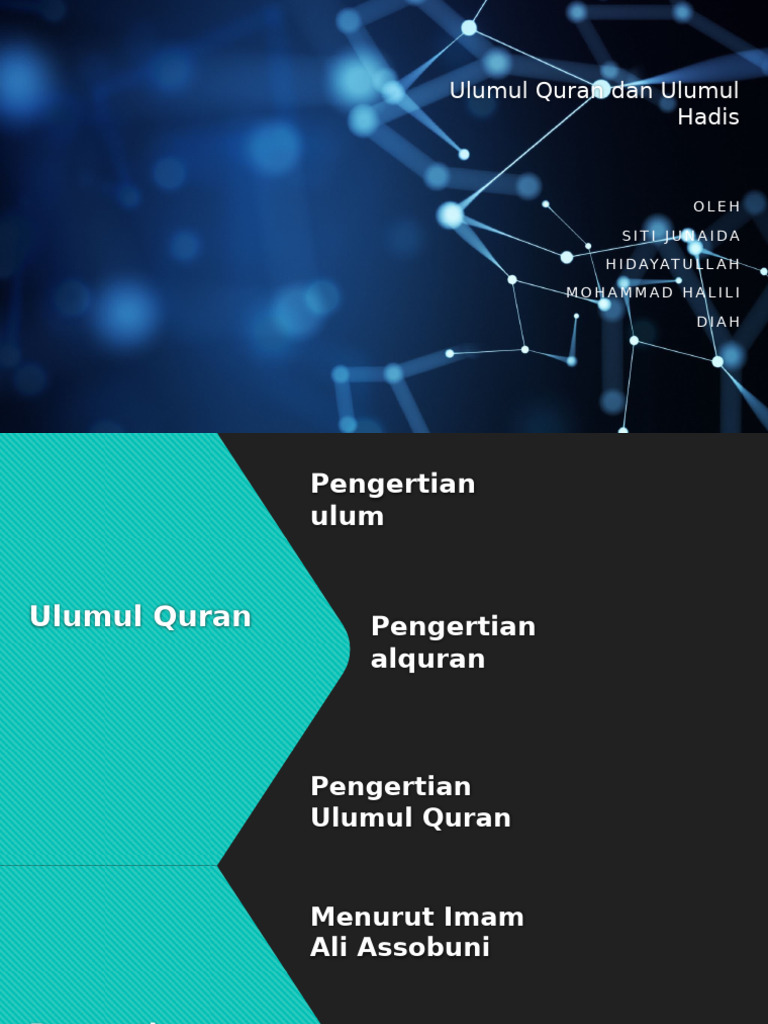 PPT Ulumul Quran Dan Hadis | PDF