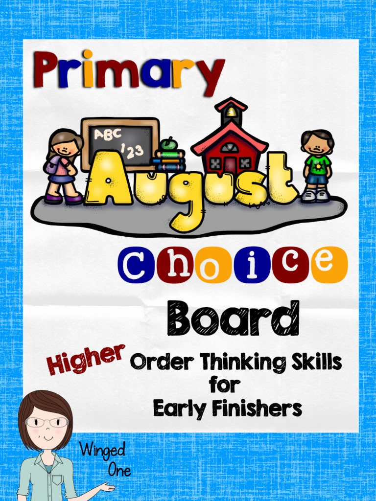 Creative Choice Board for Kids | PDF