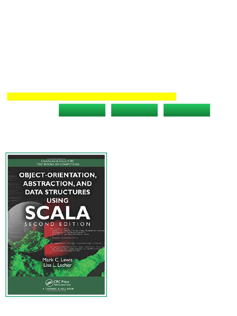 (Ebook) Object-Orientation, Abstraction, and Data Structures Using Scala, Second Edition by ...
