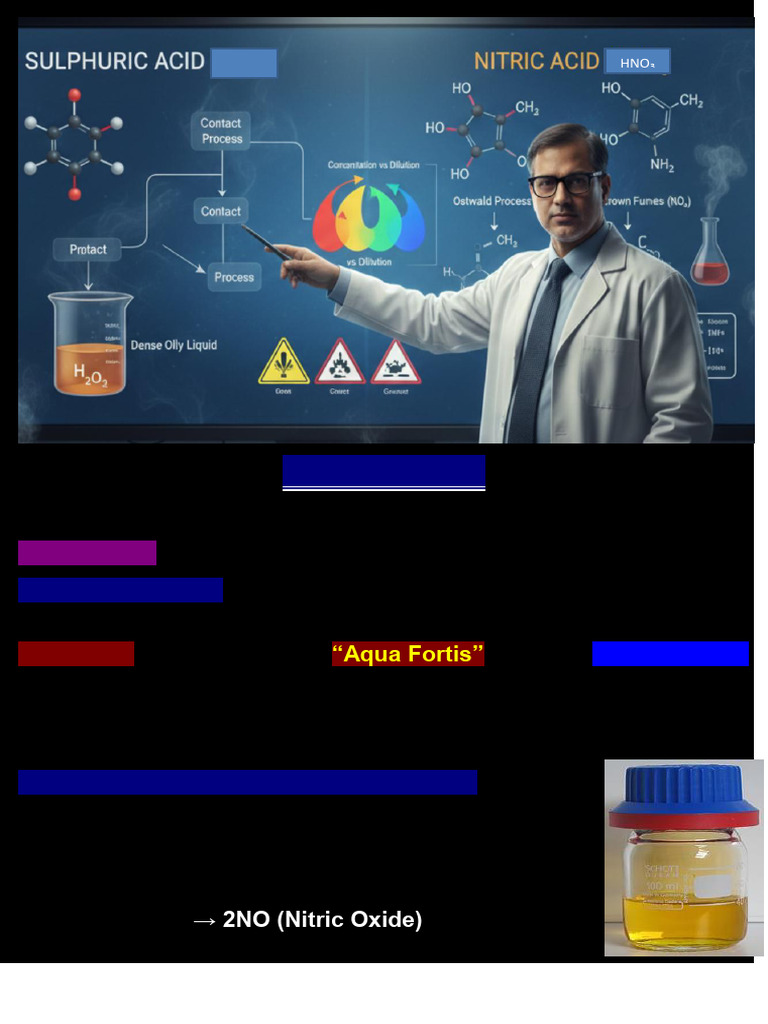 Nitric Acid: Formation, Properties, Uses | PDF | Nitric Acid | Sulfuric ...