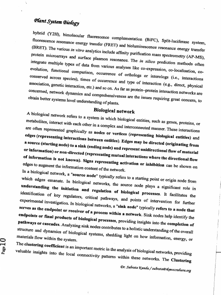 Plant System Biology | PDF