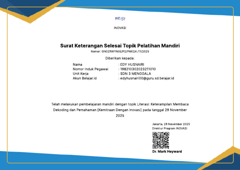 Surat Selesai 24 Edy | PDF