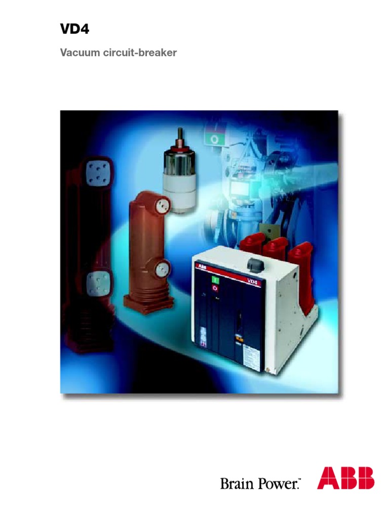 Abb 11kv Vd4 VCB Catalogue | PDF | Power Supply | Electric Power Distribution