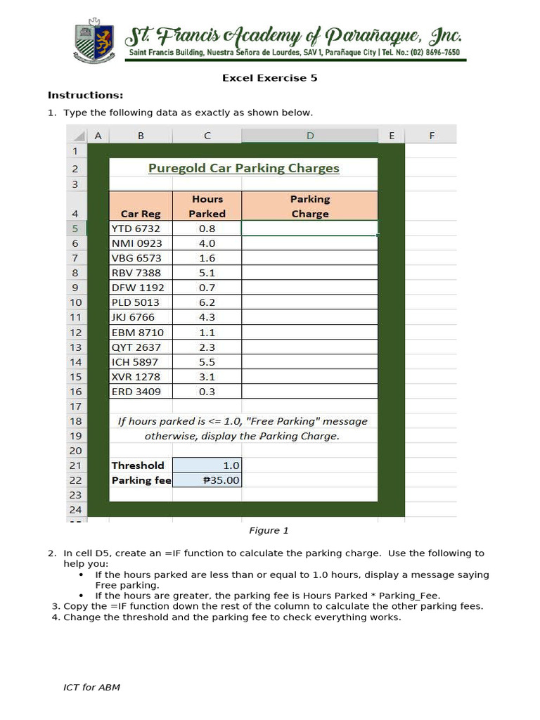 Excel Exercise 5 | PDF