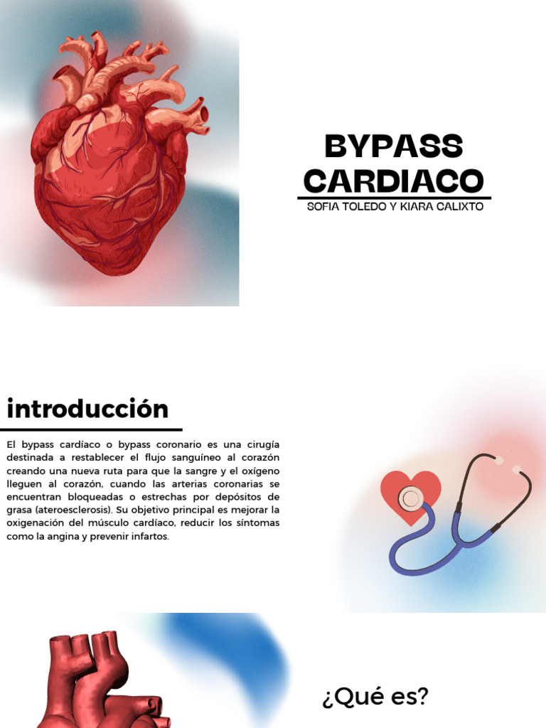 Bypass Cardíaco: Procedimiento y Cuidados | PDF | Cirugía de bypass de ...