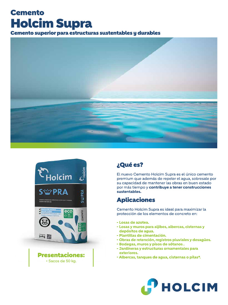 4.ft-Cemento Supra Holcim | PDF
