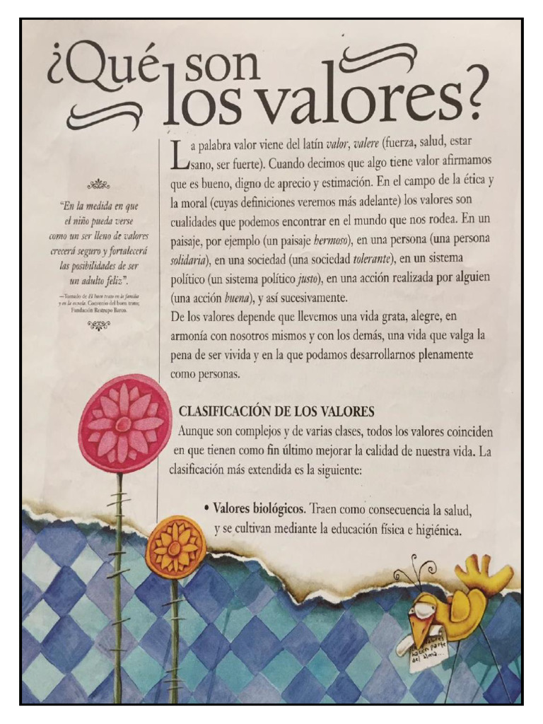 Que Son Los Valores | PDF