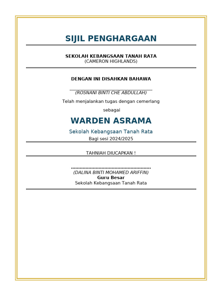 Tapak Sijil Warden Border Lawa | PDF