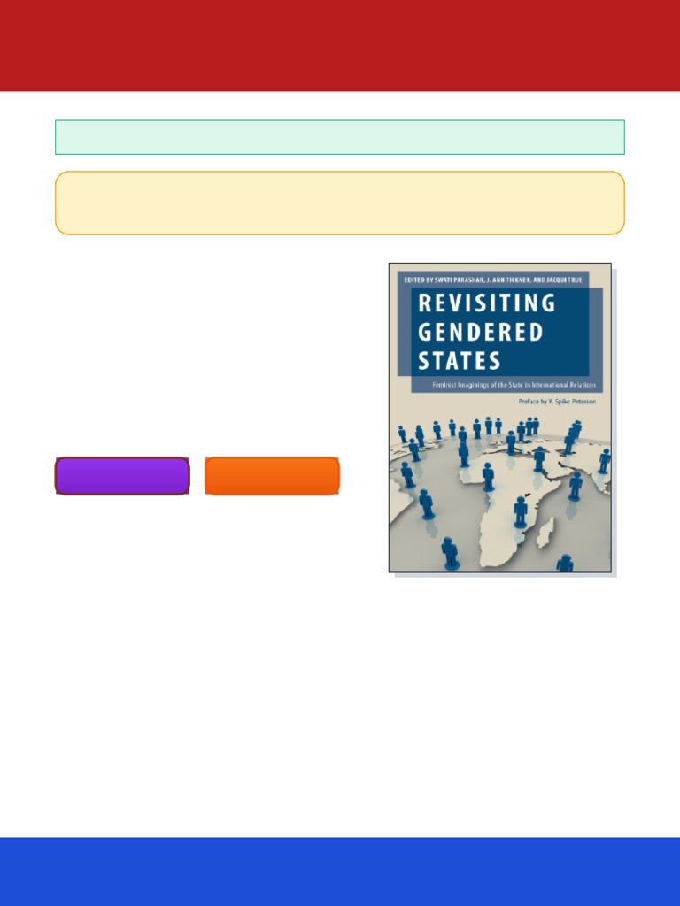 Revisiting Gendered States: Feminist Imaginings of The State in ...