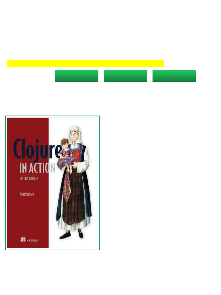 (Ebook) Clojure in Action by Amit Rathore ISBN 9781617291524 ...