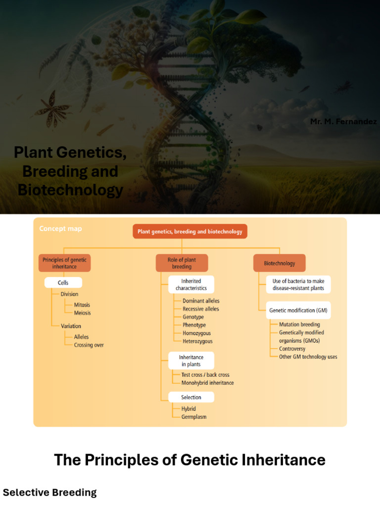 Plant Genetics, Breeding and Biotech | PDF | Genotype | Dominance ...