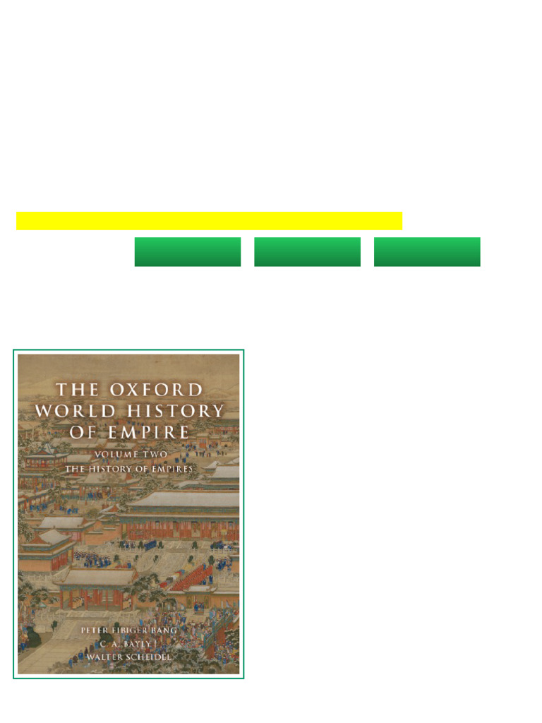 (Ebook) The Oxford World History Of Empire Volume Two: The History Of ...