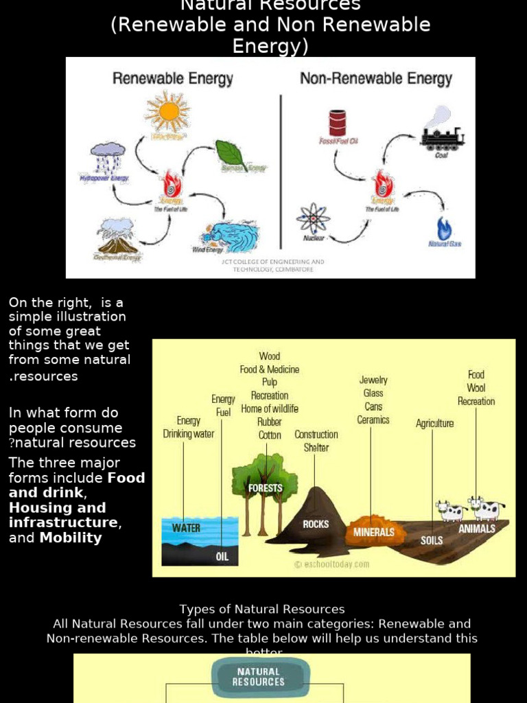 Renewable and Unrenewable Resources | PDF
